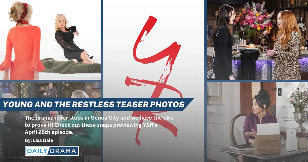 The Young and the Restless Teaser Photos: Worry, Wars, and Wonder ...