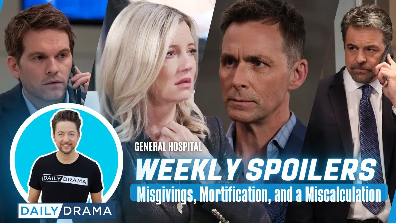 Huge Weekly General Hospital Spoilers for March 17 - March 21, 2025: Misgivings, Mortification ...