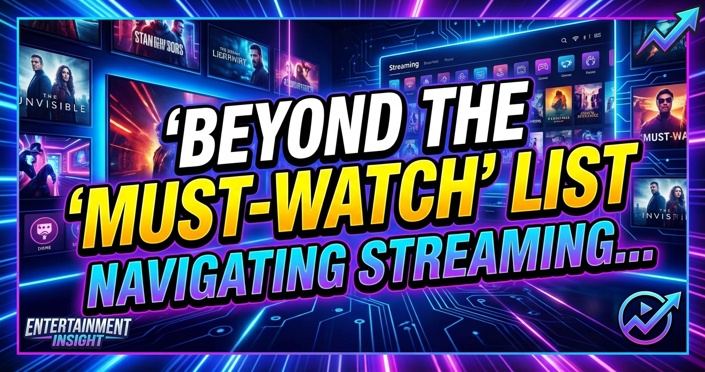 Beyond the 'Must-Watch' List: Navigating Streaming's Content Deluge ...
