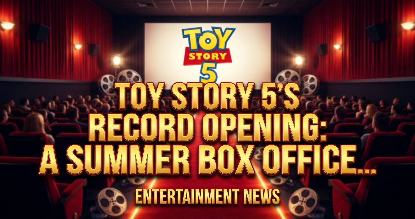 Toy Story 5's Record Opening: A Summer Box Office Savior? | Daily Drama