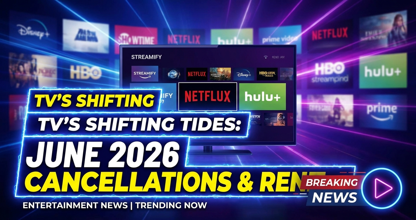 TV's Shifting Tides: June 2026 Cancellations & Renewals Signal Major ...